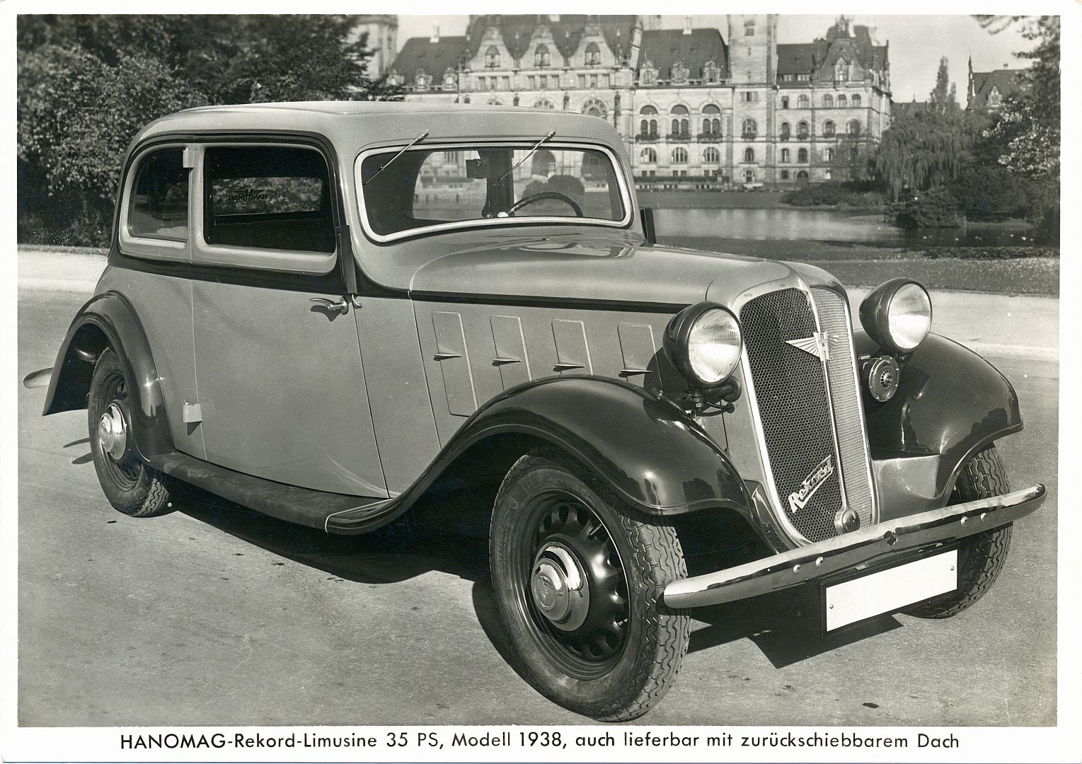 Hanomag_Rekord_Werksfoto_Galerie | Vorkriegsautos auf alten Fotos