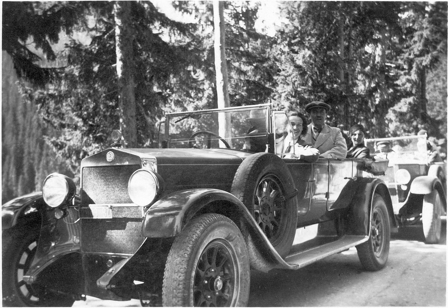 Fiat_507_Tourenwagen_Galerie | Vorkriegsautos auf alten Fotos