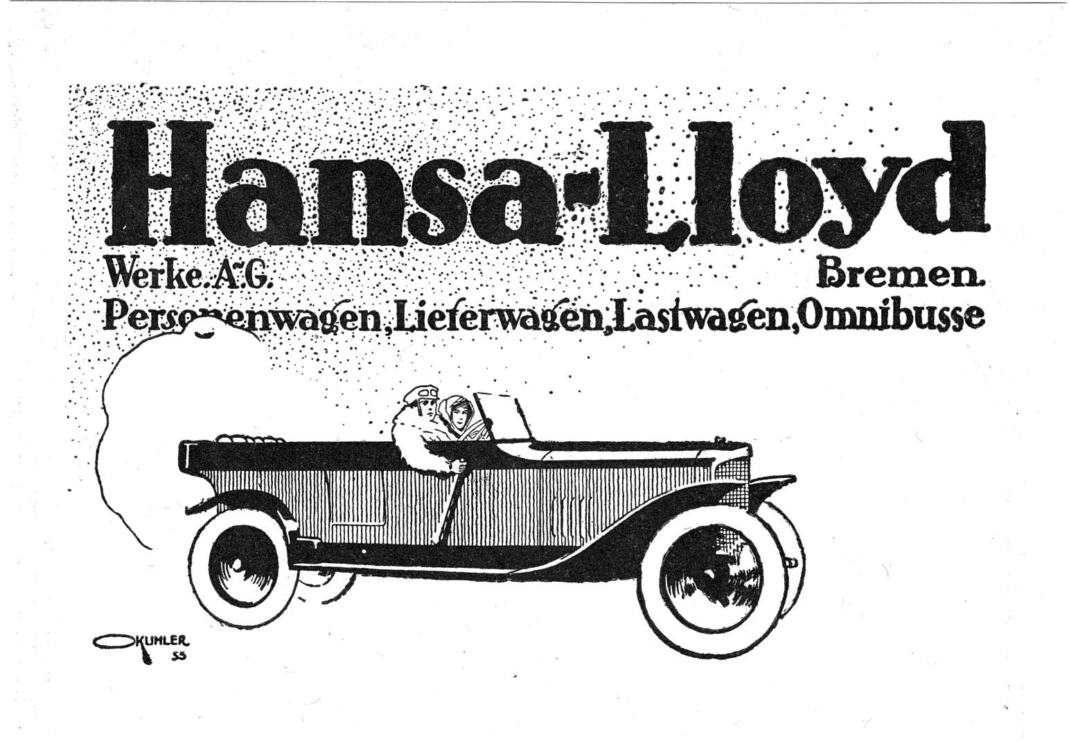 Hansa-Lloyd_Reklame_1916_3 | Vorkriegsautos auf alten Fotos