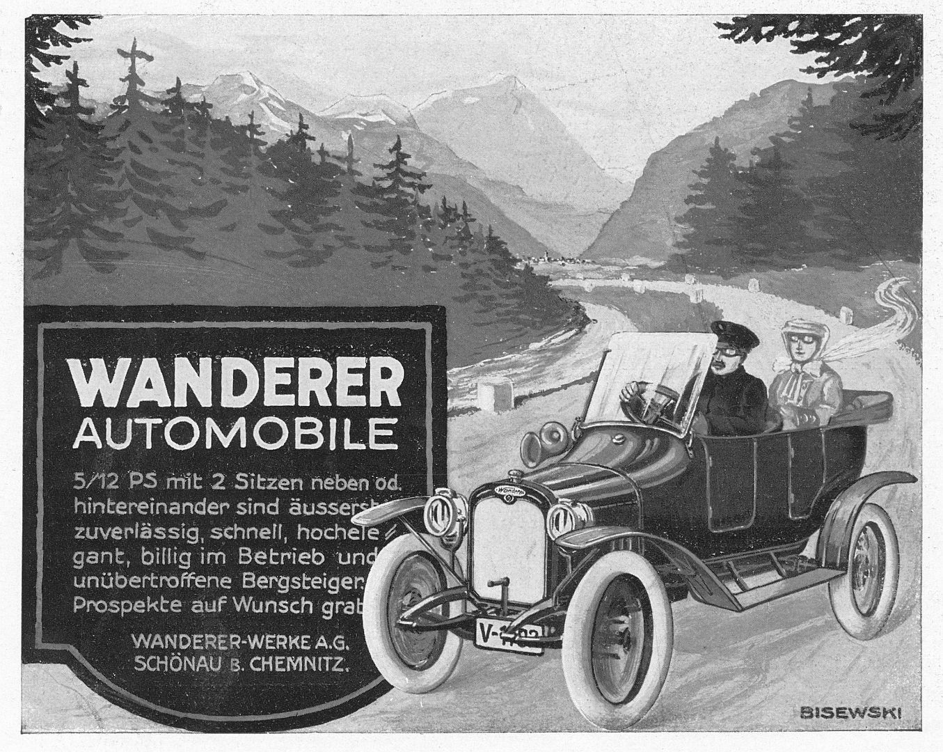 Typenkunde: Wanderer W3 5/12 & 5/15 PS | Vorkriegsautos auf alten Fotos